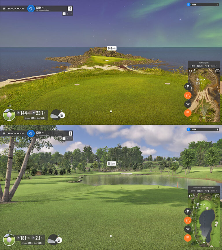 How indoor golf works at Back Nine Golf